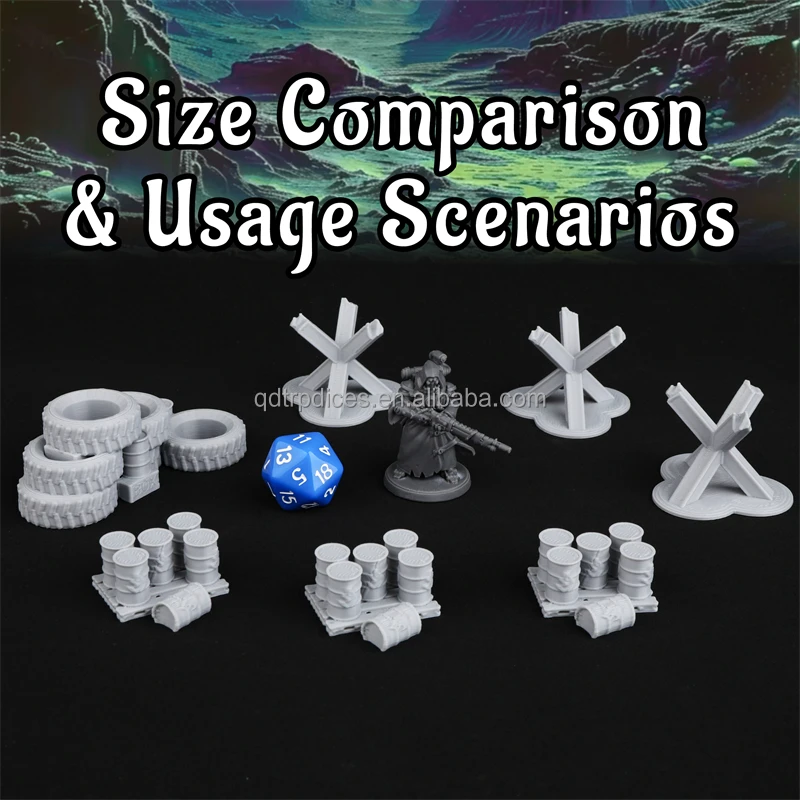 Unpainted DND Sci-Fi High-Detailed 3D Printed RPG Building Kits Paper ...