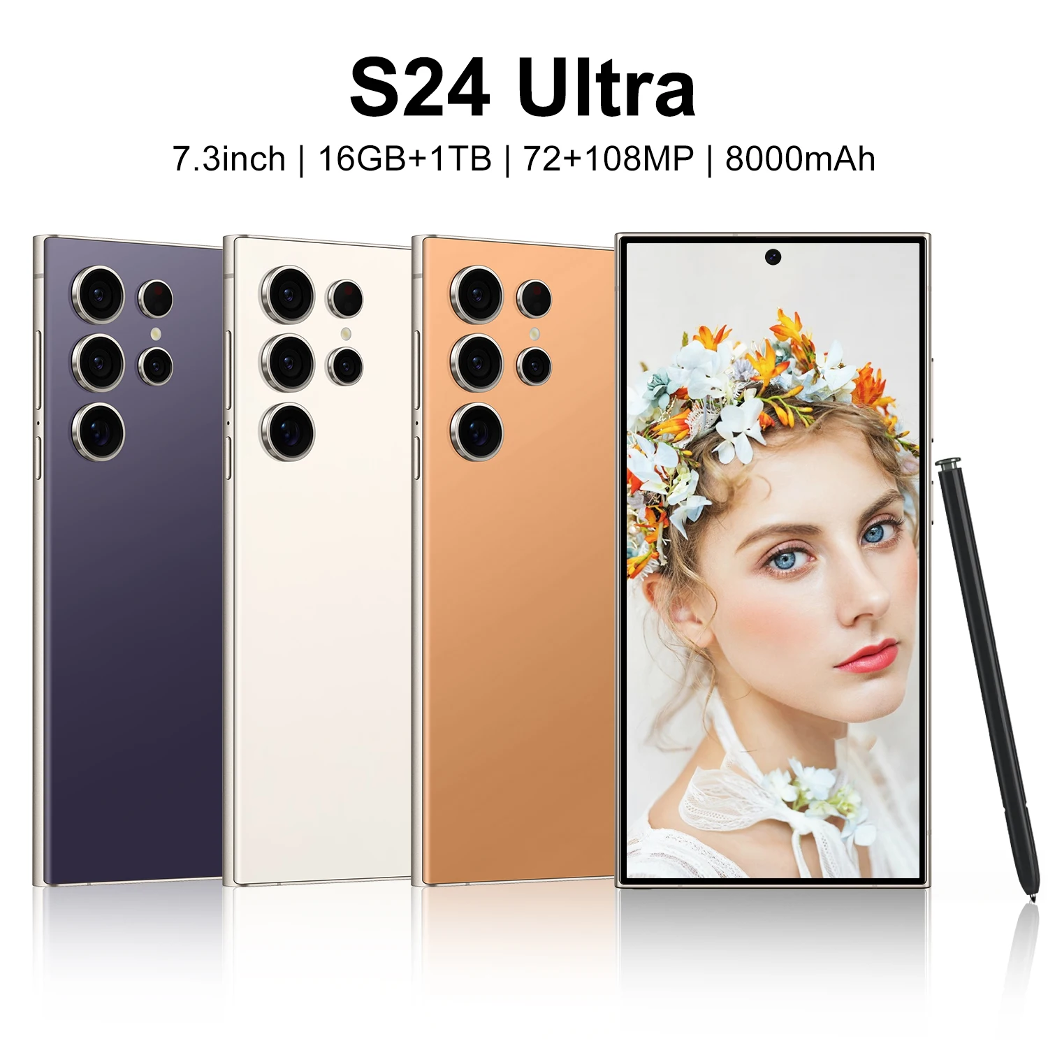 300mp Cámara Reloj Inteligente S24 Ultra Gaming Teclado Y Ratón Para ...