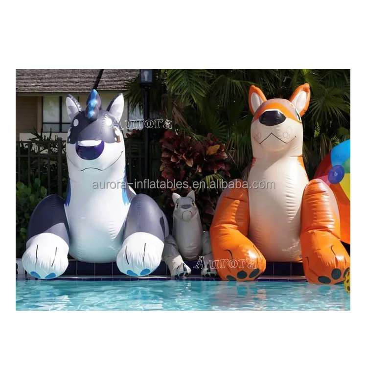 New Design Sweet Custom Color Inflatable Cartoon Husky for Fun| Alibaba.com