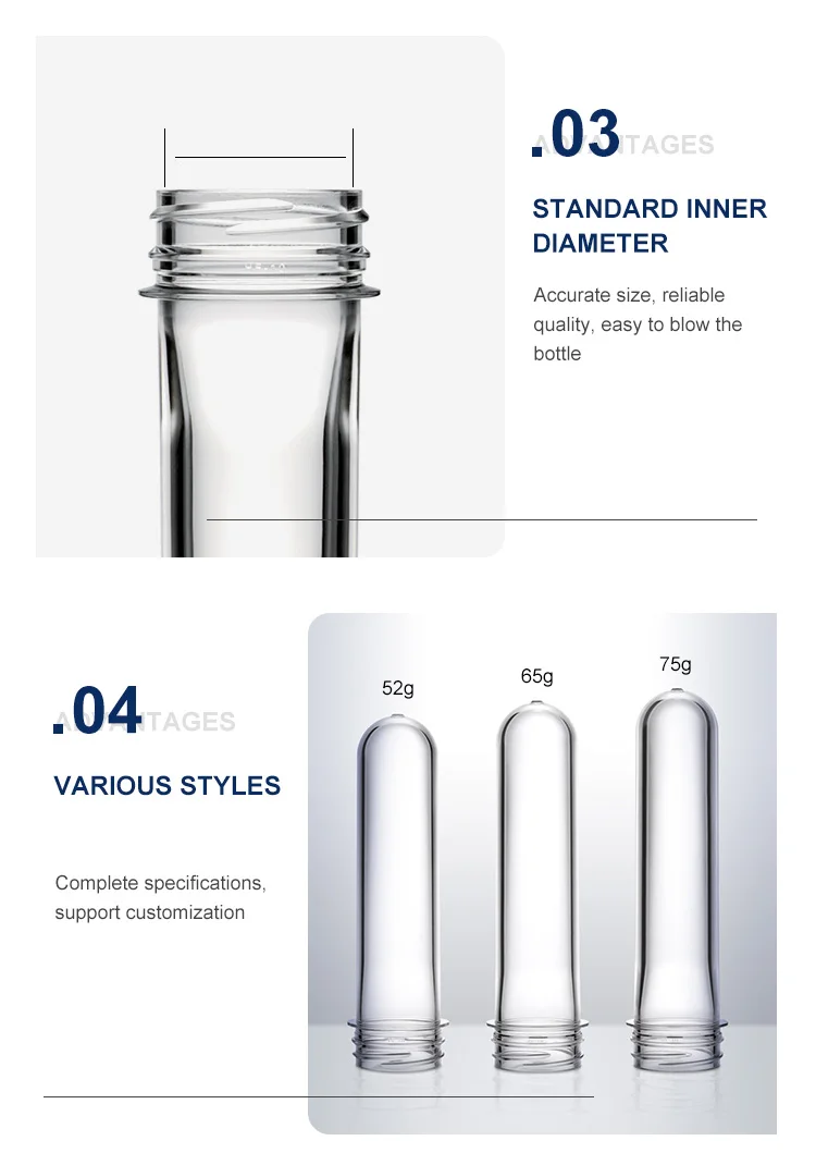 Hot Selling Size Standard 38mm Short Screw Neck Strong Toughness Pet ...