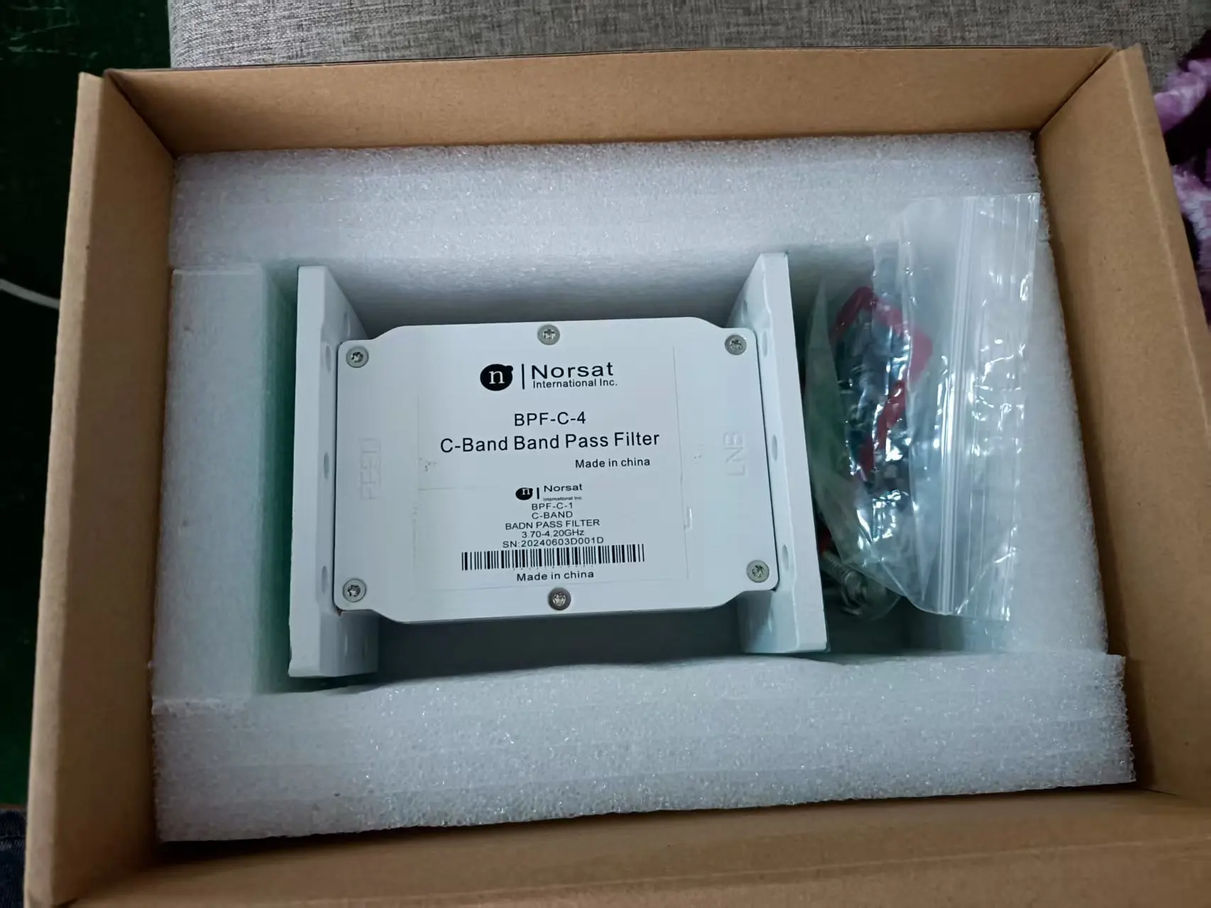 5G Rejection C-Band LNB Filter - Anti-Interference Solution