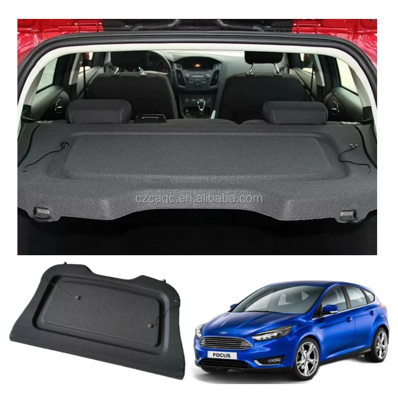 Cargo Cover for Ford Focus MK3 MK3.5 2012-2018 Accessory Black Non ...