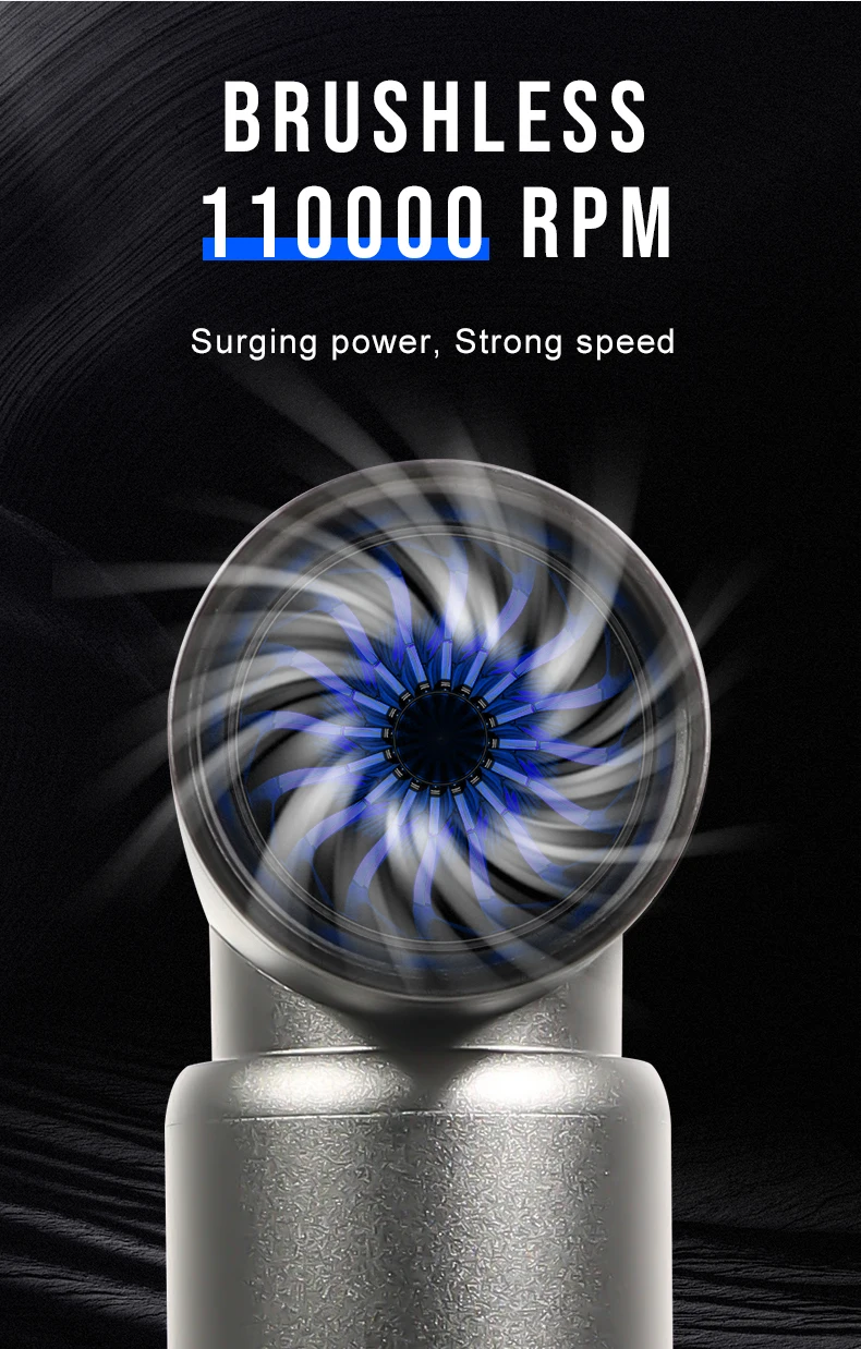 KooFex BLDC Pro Mini Jet Turbo Fan Multifunctional Hair Blow Dryer ...