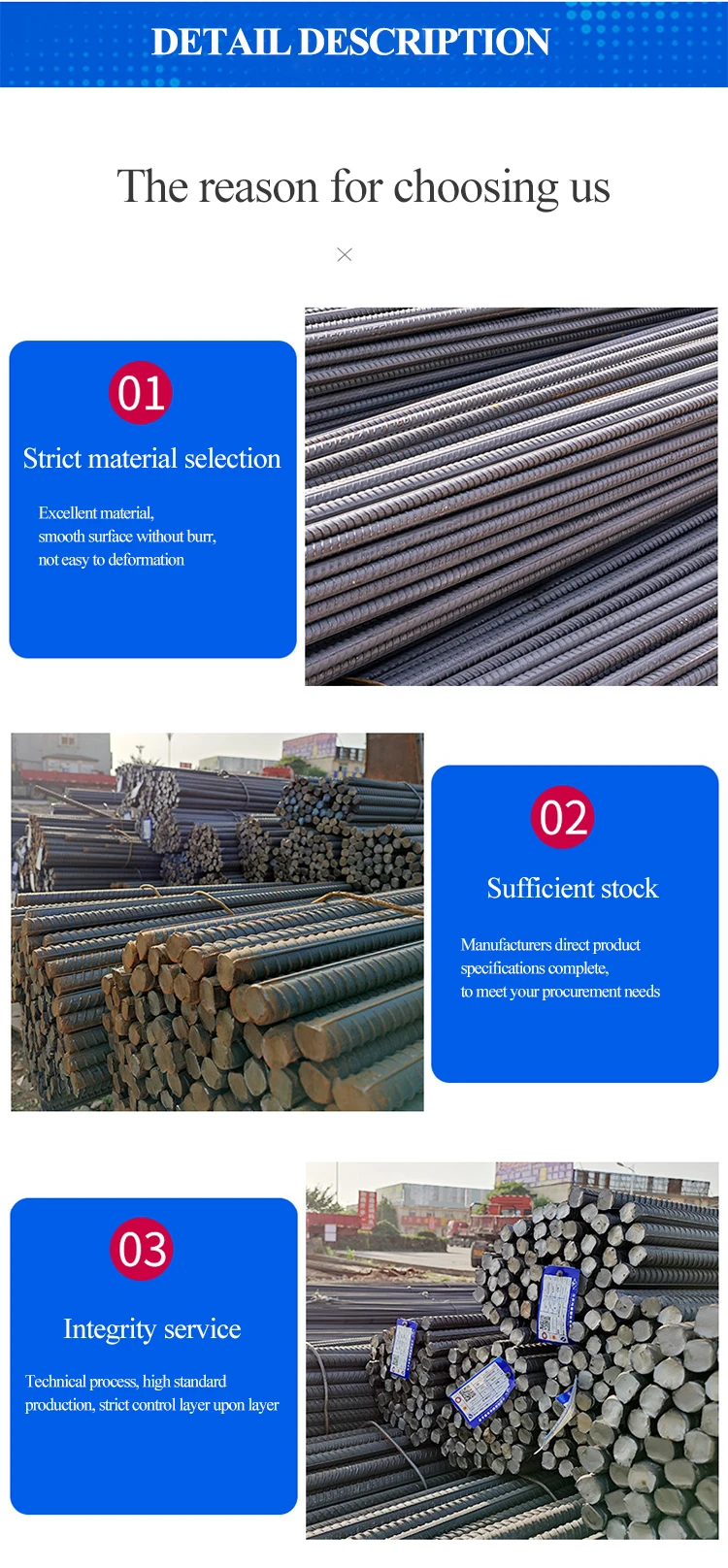 Bar Iron Rod Strip Bundles Aisi for Construction Factory