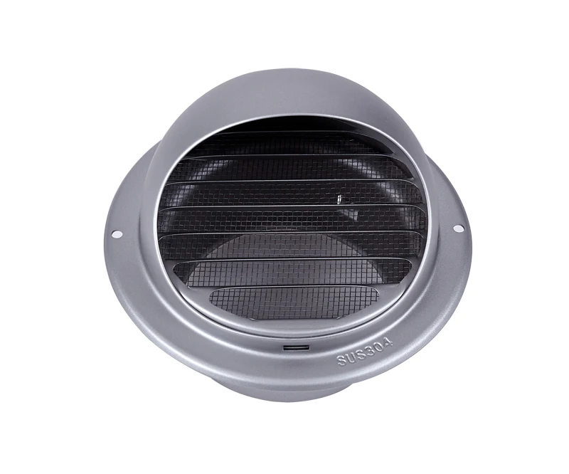 HVAC Wall Fresh Air Vent Cover - Louvered & Motorized