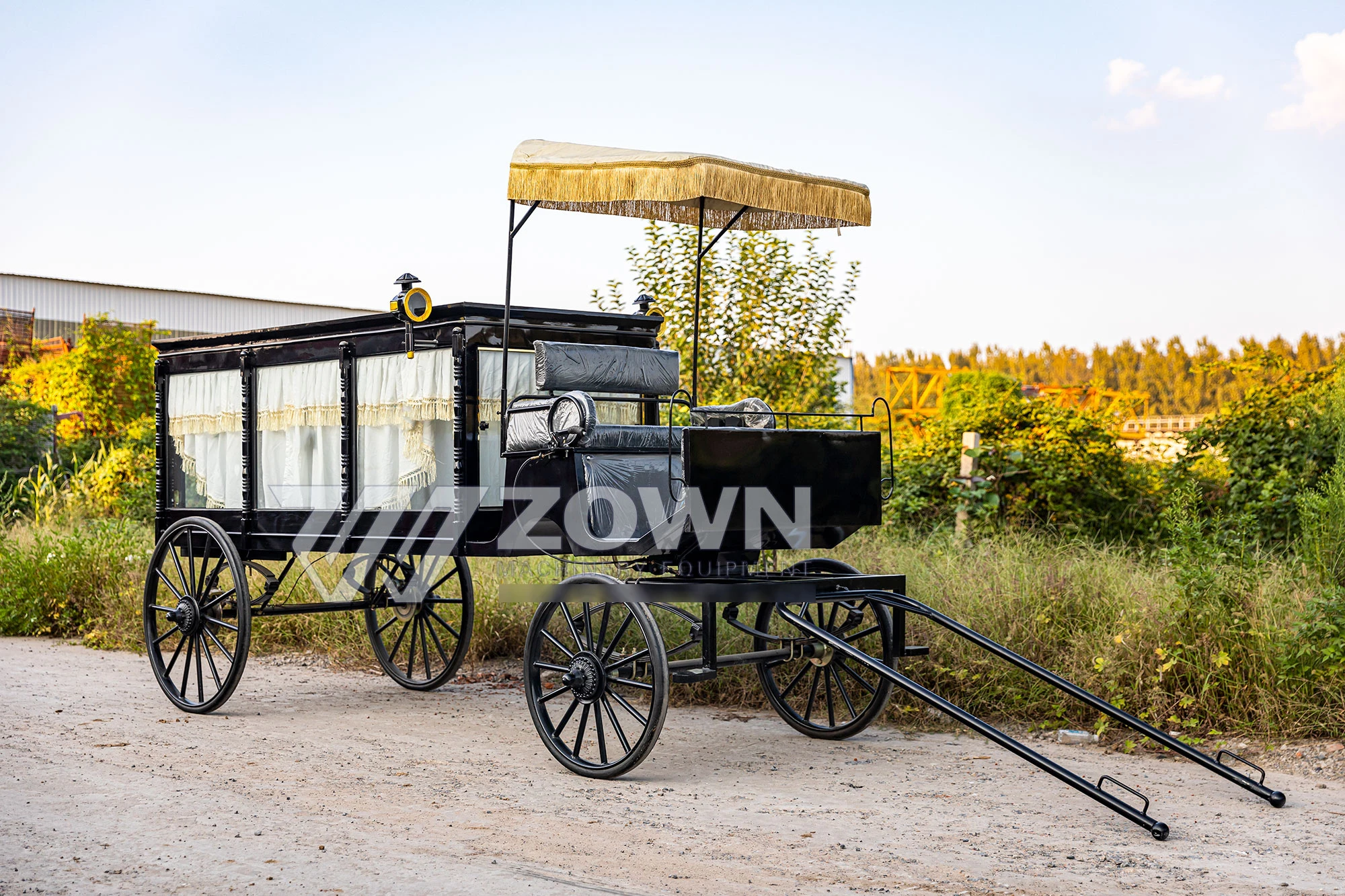 CE Certified Electric Funeral Car Hearse Trailer High Quality Coffin ...