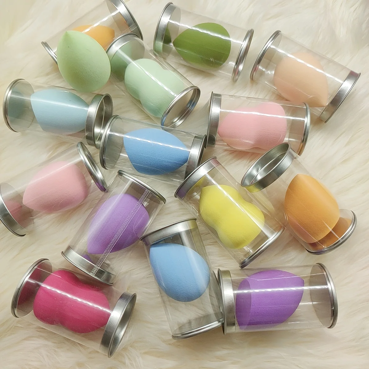 Multi Colors Powder Puff Air Cushion Mini Makeup Puff Powder Cotton ...