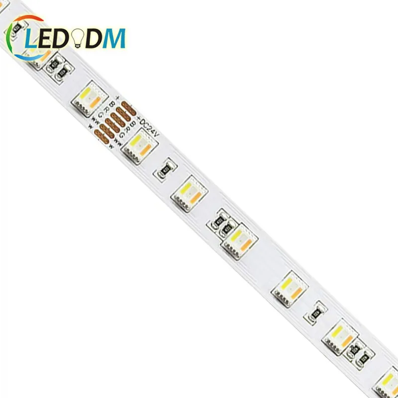 Indoor Outdoor Waterproof 5 In1 SMD 5050 RGBWW RGB+CCT 12v 24v Flexible ...
