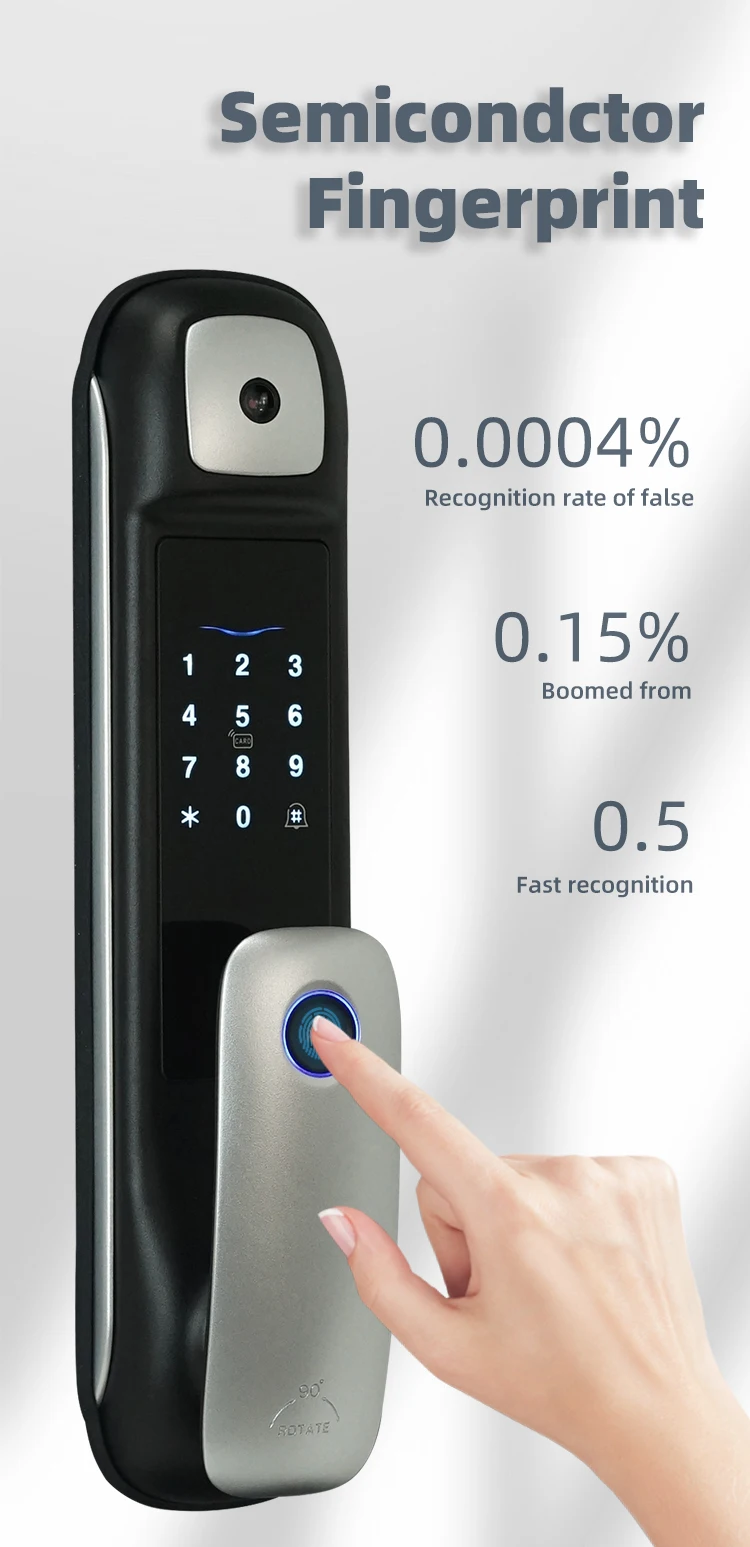 High Security Factory OEM Smart Biometric Fingerprint Tuya Lock ...