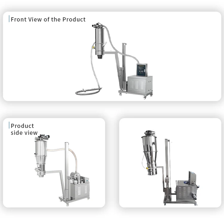 Electrical Powder Transfer System Vacuum Dust Free Feeder Conveyor Food ...