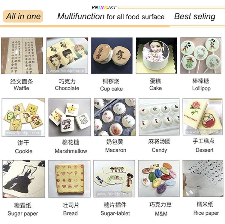 High Resolution Chocolate Printing Machines - Edible Inks