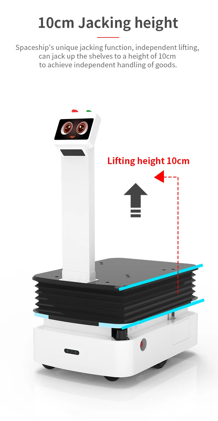 Reeman Smart Mobile Amr Robot Chassis 300kg Autonomous Obstacle Avoidance Agv Robot Warehouse ...