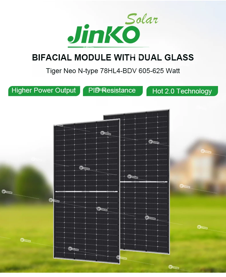 Pannello Solare Jinko Topcon 625 Photovoltaikmodul Cn Kit Fotovoltaicos ...
