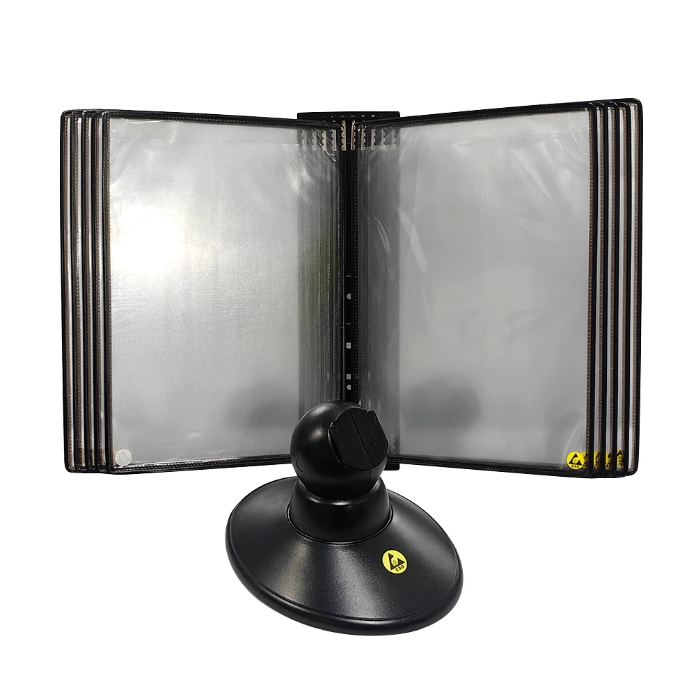 A4 Wall Mounted Rotary Shaft Display Anti-Static Rack