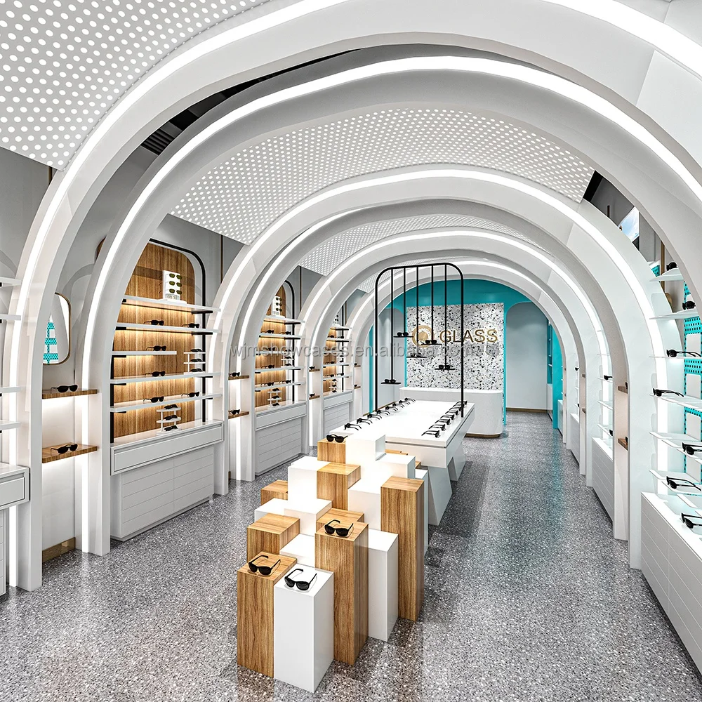 Retail Eyeglasses Interior Design Eyewear Display Rack Glass Stand ...