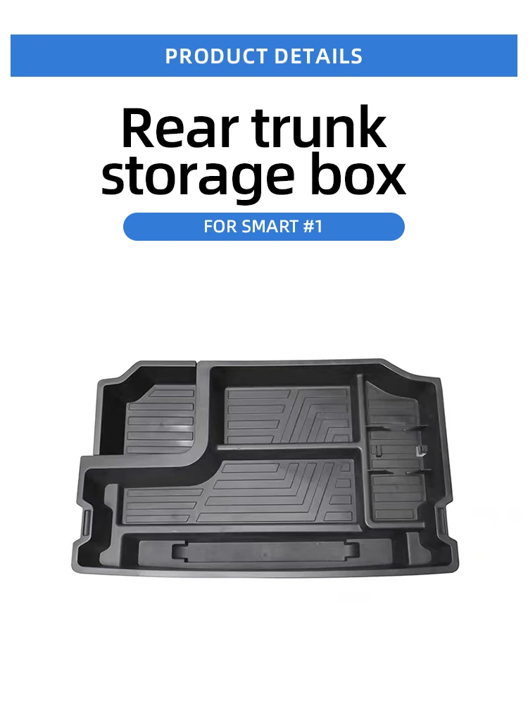 Maremlyn Trunk Storage Car Trunk Organizer Storage Compartment Box For ...