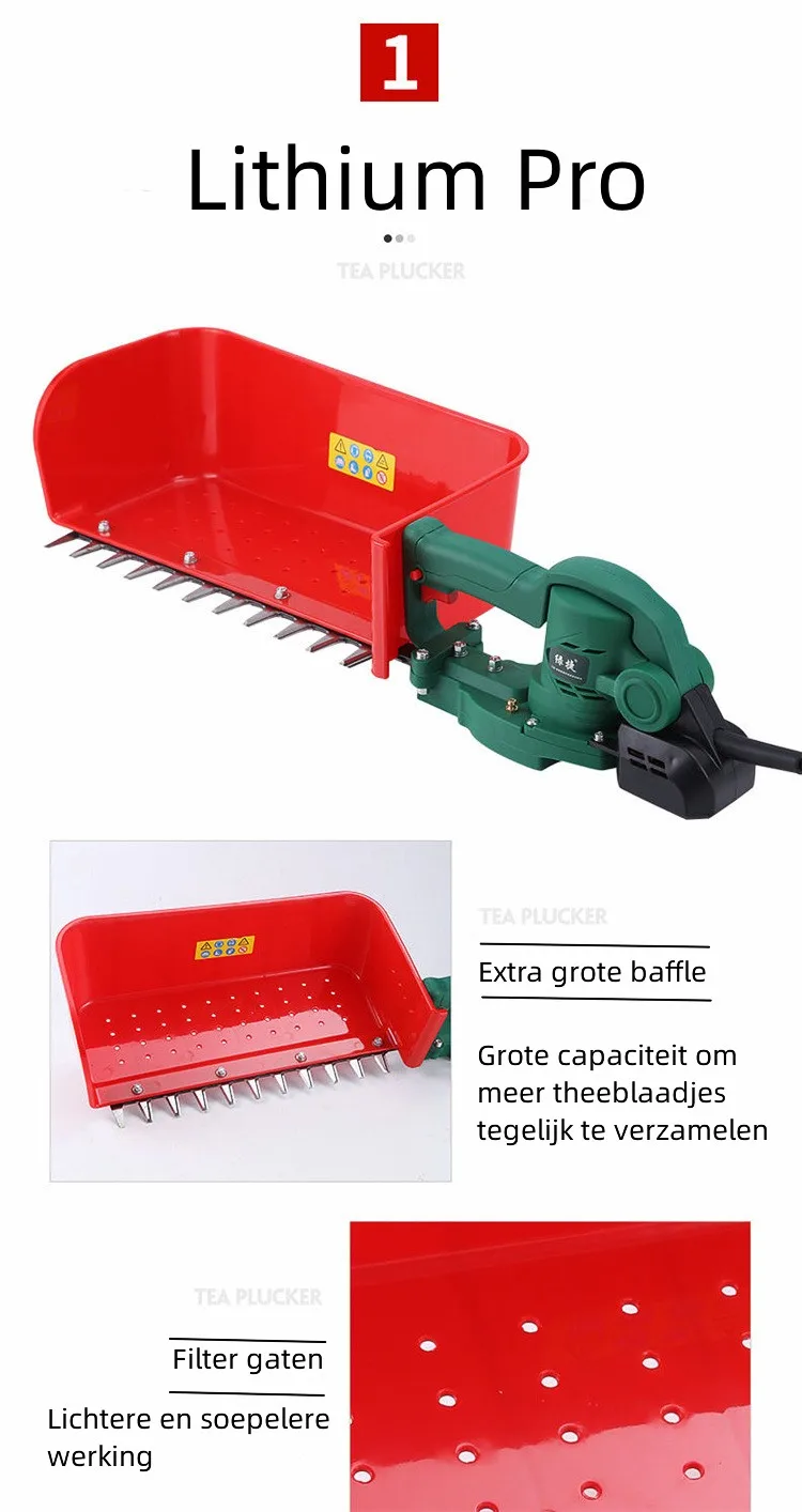 Portable And Easy To Operate Ochiai Tea Harvesting Machinery Battery ...