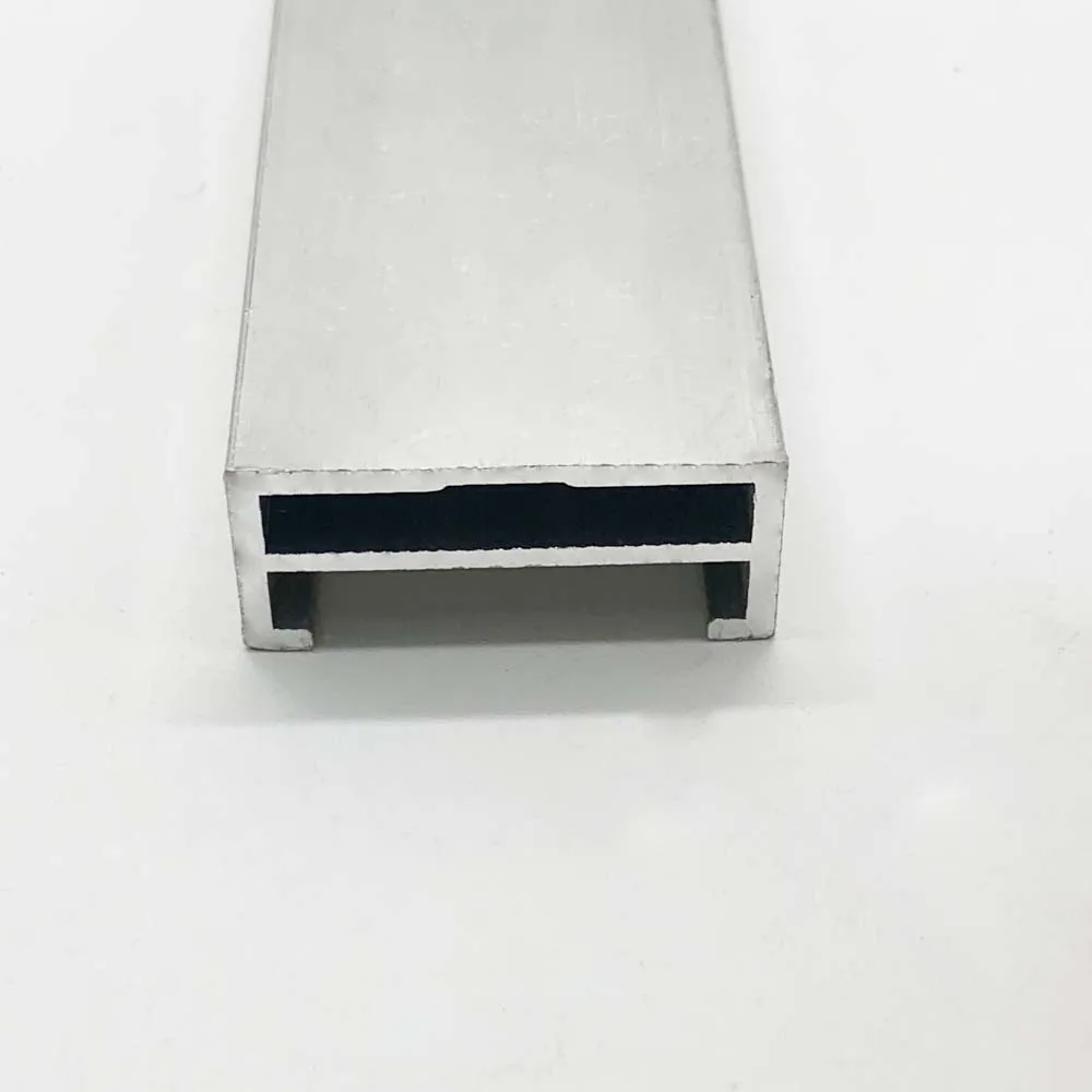 Sliding Door Single Glass Vertical Sash Profile Frameless Aluminum Slim ...