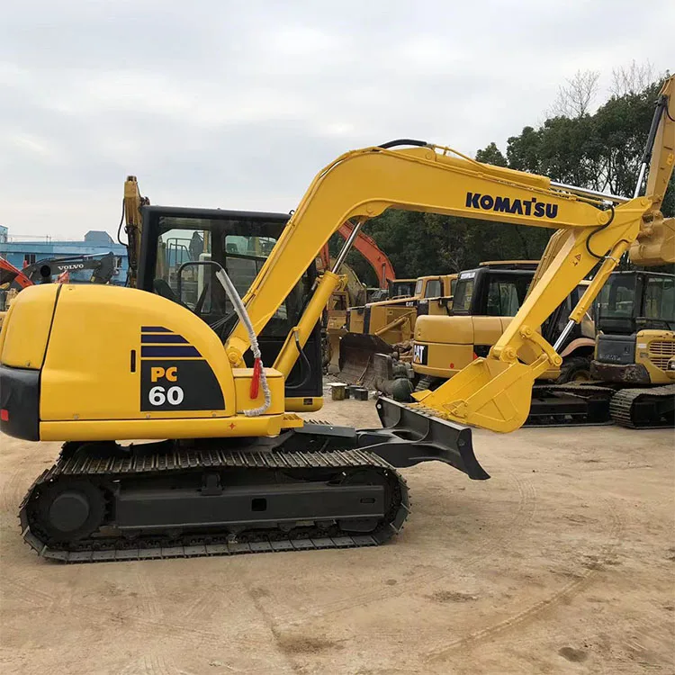Japan Second-hand Mini Komatsu Excavators Pc60 Excavators Hydraulic ...