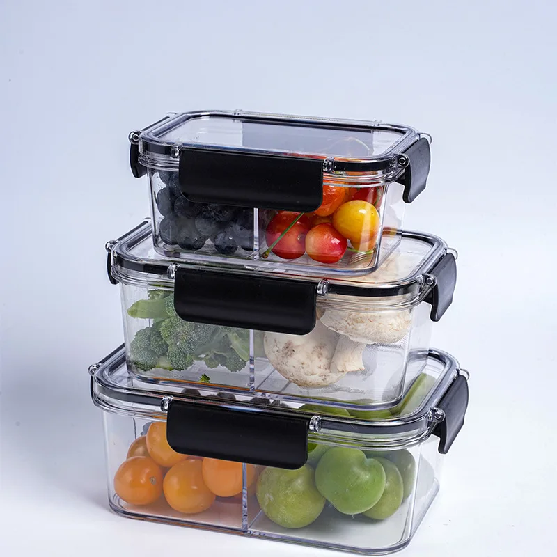 Kitchen Clear Plastic Stackable Organizer - Airtight Food Storage ...
