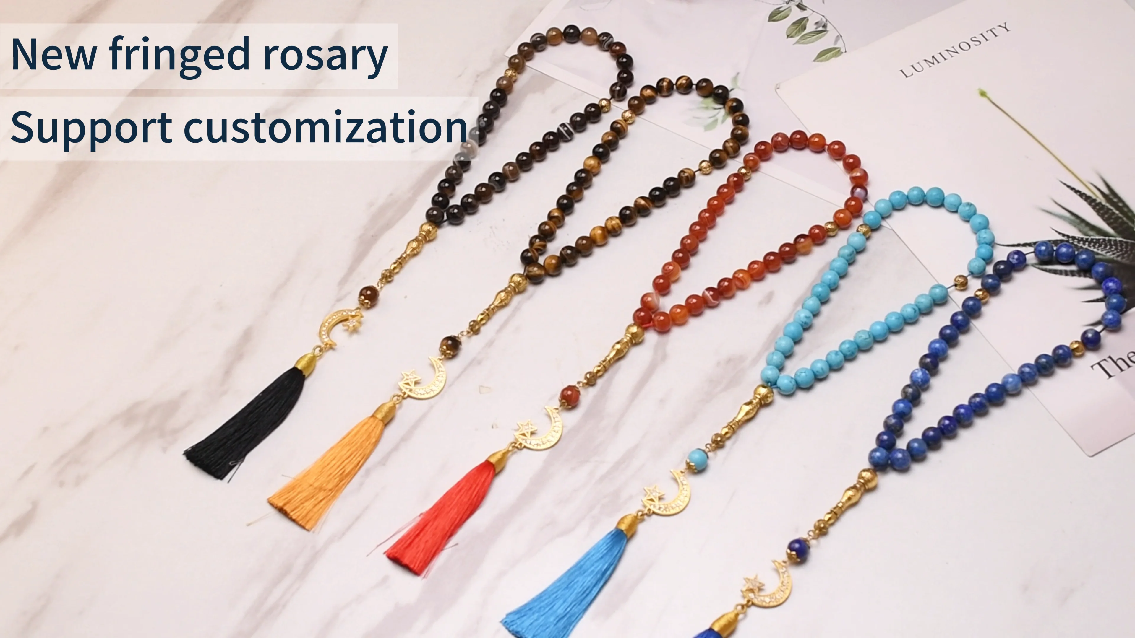 Arabic Stone Beaded Jewelry Turkish Tasbeeh Misbaha Sibha Islamic ...