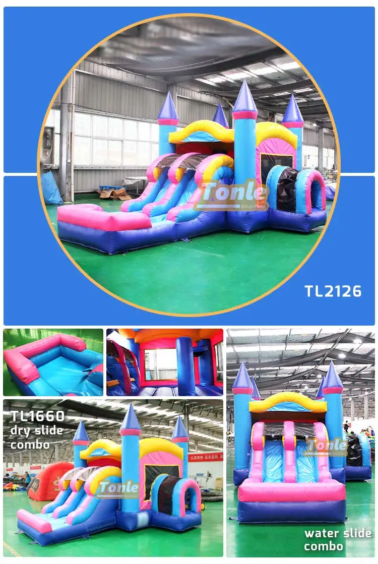 Module Bounce House Commercial Slide Inflatable Bouncer Water Slide ...