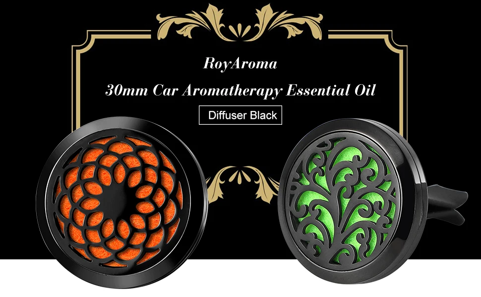 Magnetic Plain Diffuser Stainless Steel Black Tree Of Life Car Diffuser ...