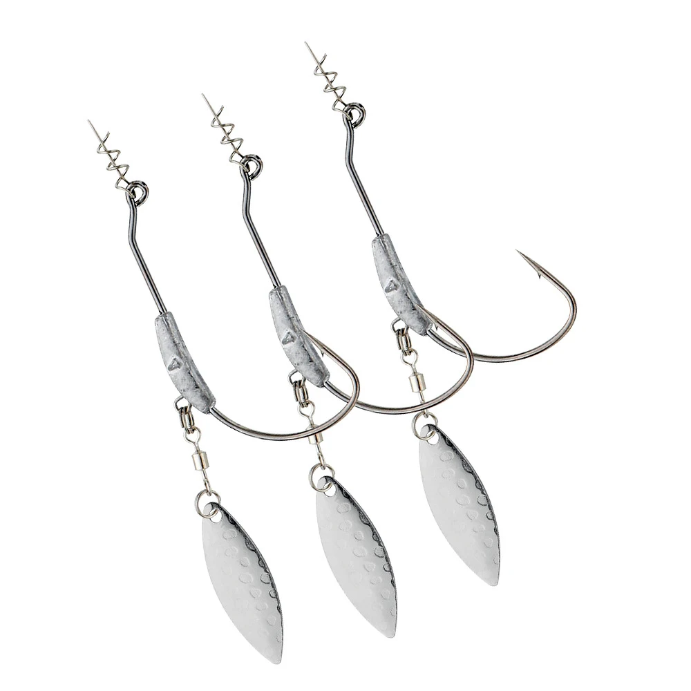 Wholesale 2g 3g 4g 5g 7g 9g Spring Lock Fishing Hook Lead Spinner Beast ...