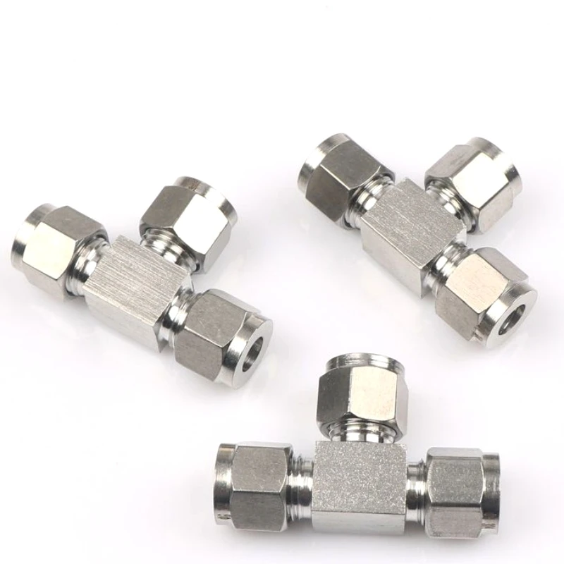 Instrument Double Ferrule Compression Fittings Connectors 1/8'' to 1 ...
