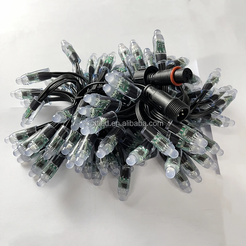 Smart RGB Pixel LED Bullet Nodes - 100 Leds Xconnect Waterproof