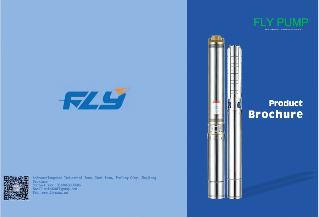 Fly Pump 4sdm4/28 4hp Max 203m 6.0m3/h Ac 4 Inch Water Pumps Suitable ...