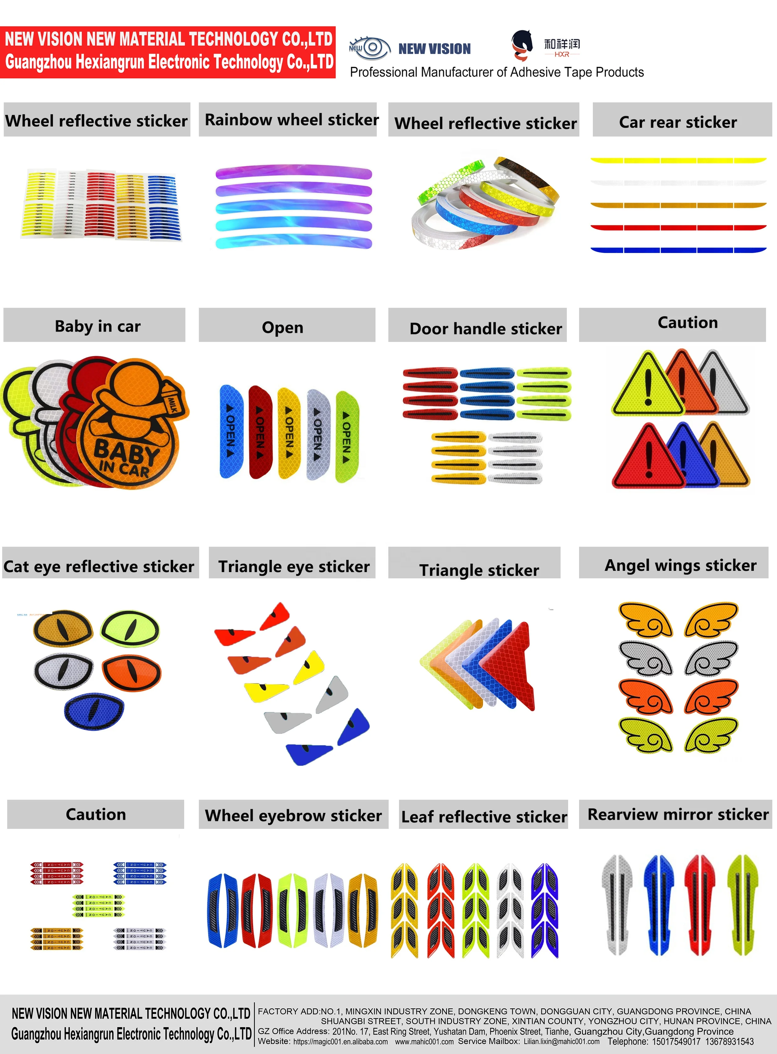 High Visible Heat Transfer Custom Reflective Iron on Sticker Logo ...