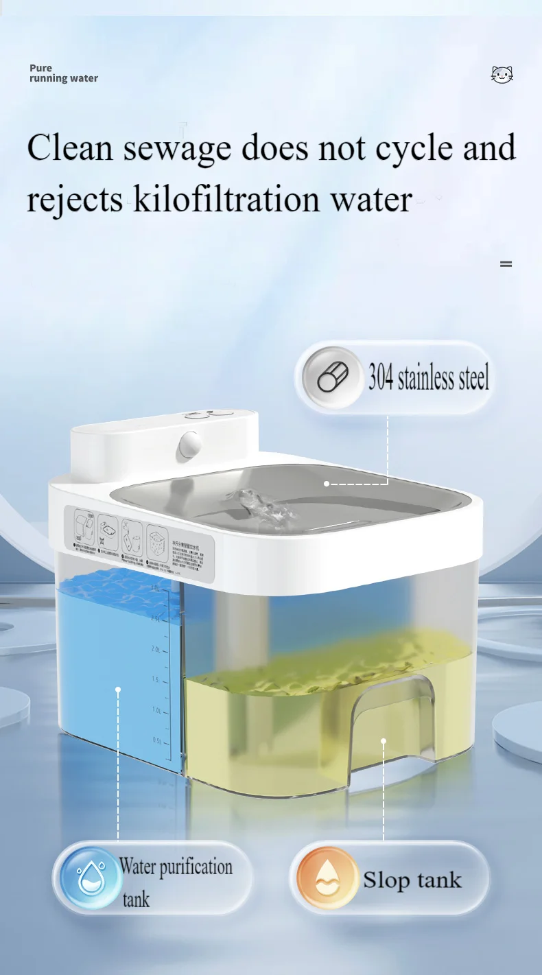 Lean Water And Sewage Separating Water Dispenser Refuse To Filter Water ...