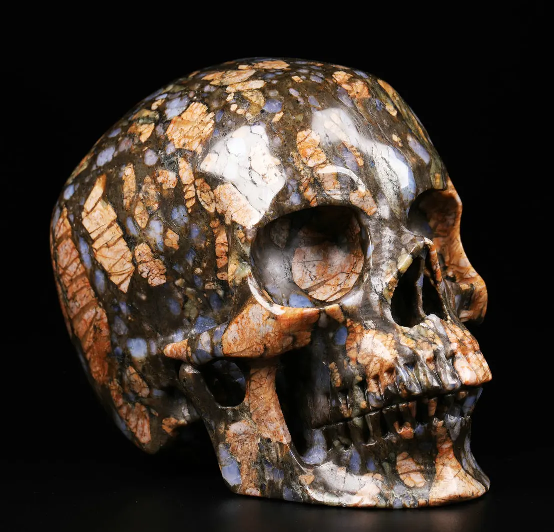 Mr.skull 5.0" Wholesale High Quality 5" Natural Crystal Skulls Super ...