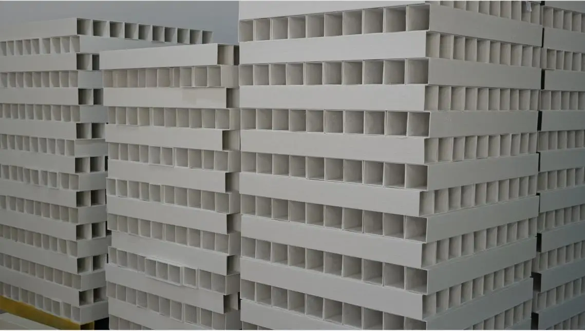 High Strength Structural Pultruded Profile Grp Fiberglass Purlin Frp ...