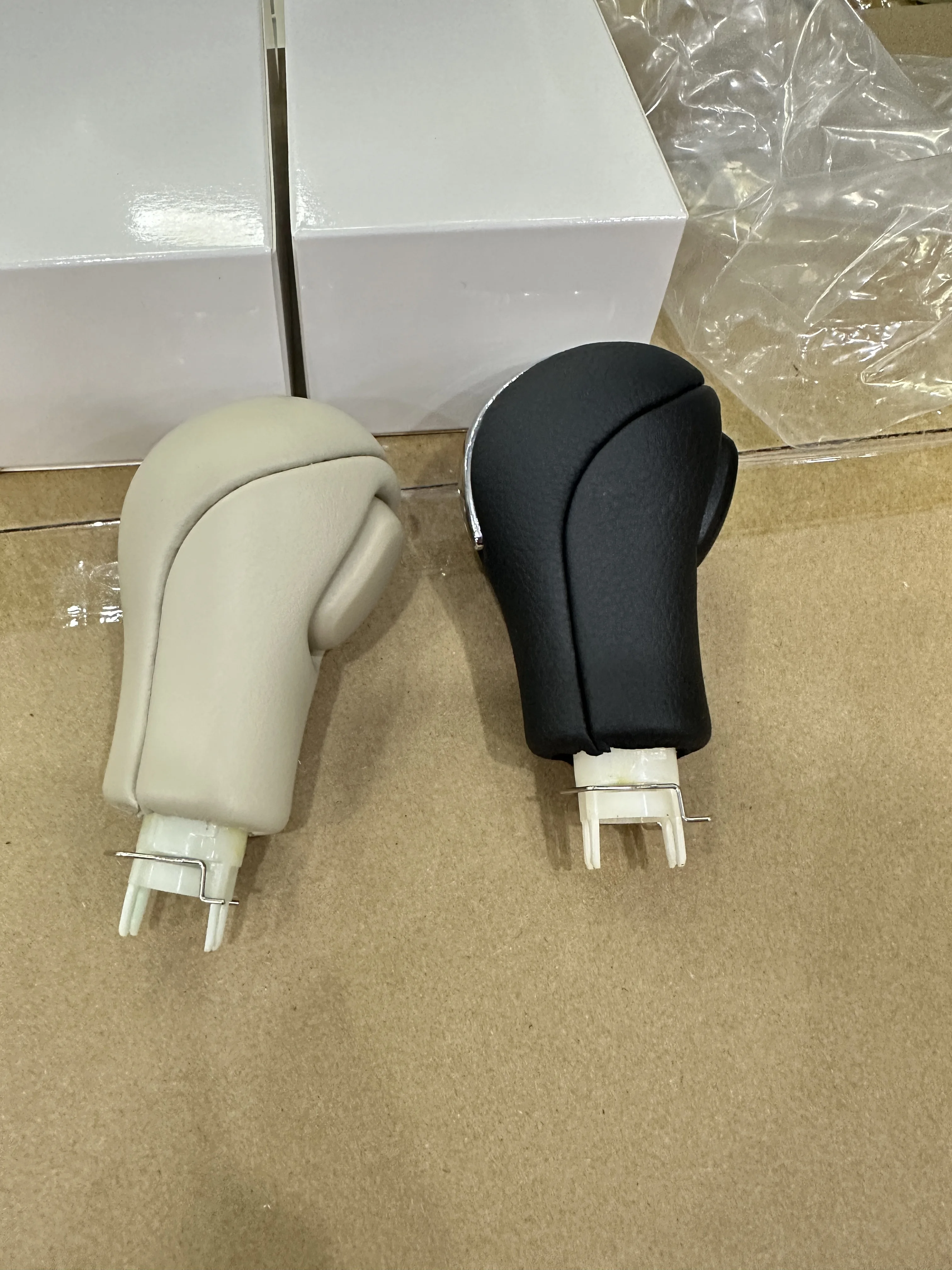 Nissan Patrol Y62 Gear Shift Knob - Beige & Black Option