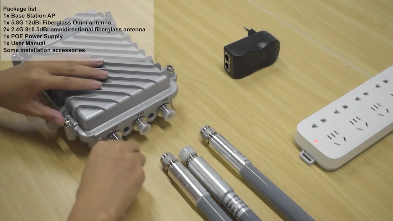 11ac Dual Band Outdoor Wireless Access Point 2.4g/5.8g Antennas Wifi ...