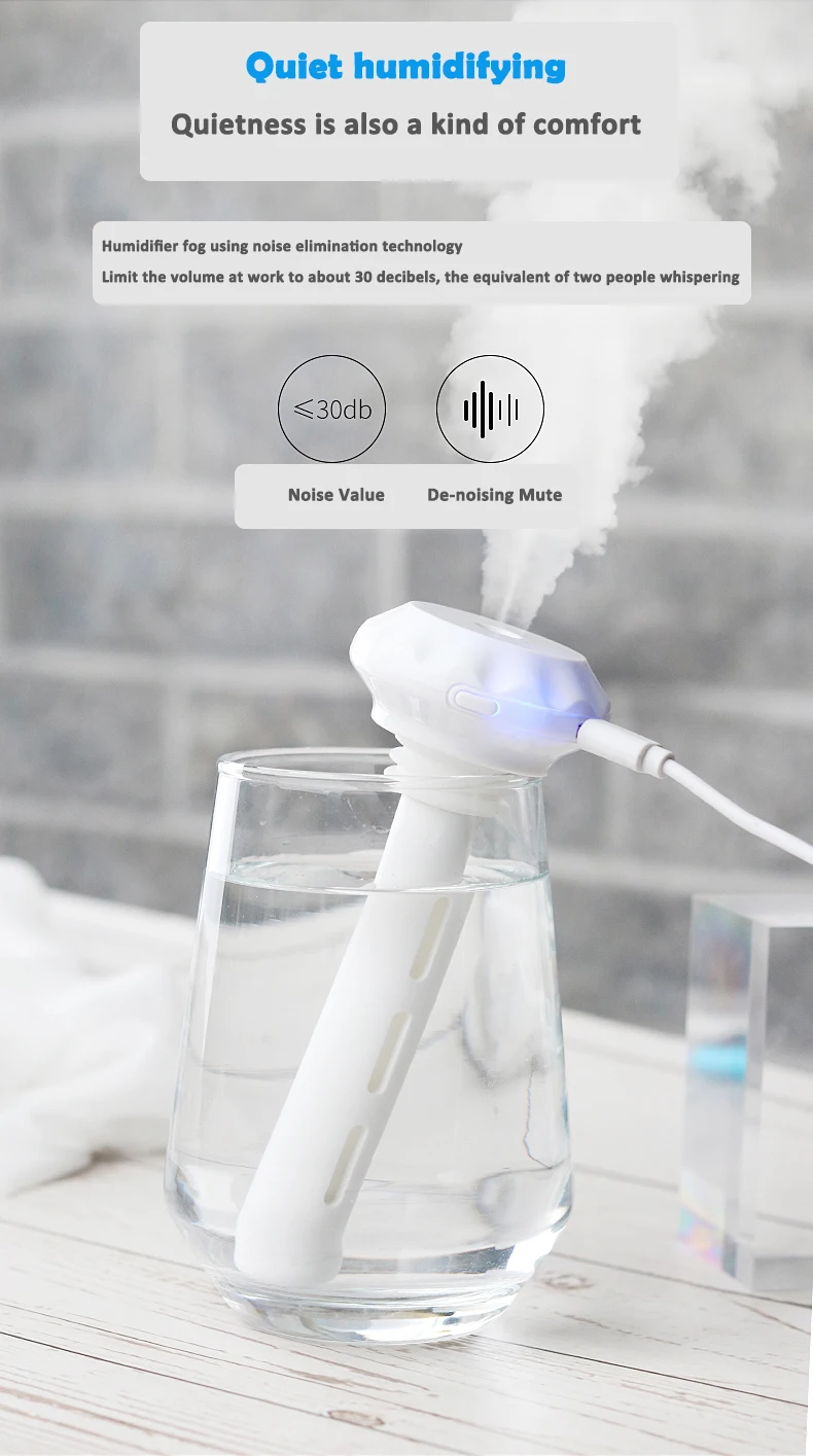 Hot Mini Portable Wand Humidifier Air Humidifier, Silent Working ...