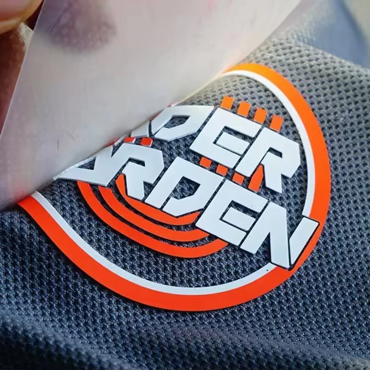 Custom 3d Raised Effect Brand Logo 3d Rubber Silicone Heat Transfer ...