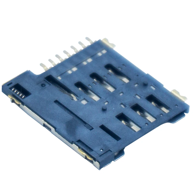 6 + 1针smd Smt推动式超薄微型sim卡连接器 - Buy Micro Sim卡/micro Sim卡连接器6 + 1pin ...