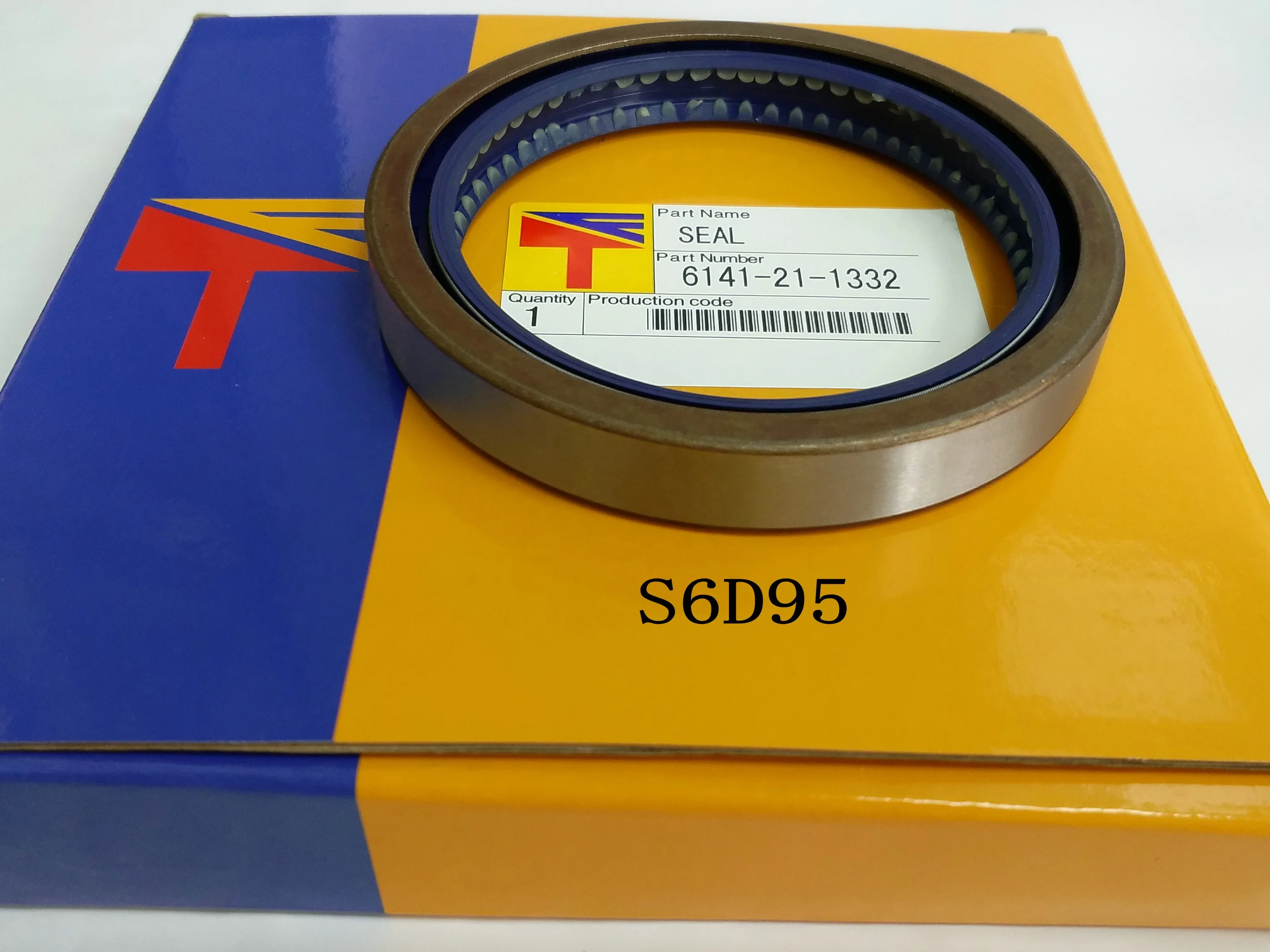 发动机S6D125挖掘机PC400-7 PC400-8推土机D65EX轮式装载机WA470-3的曲轴前密封AE3963F 6150-21 ...