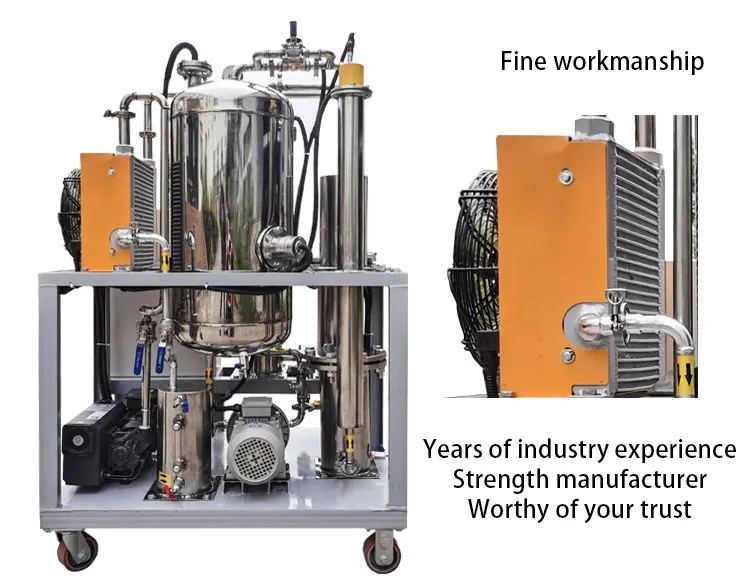 Food Grade Vacuum Waste Cooking Oil Filter Machine for Edible Oil ...