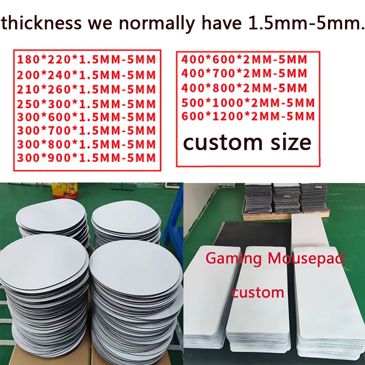 Custom Sublimation Mouse Pad Blanks - Durable & Promotional