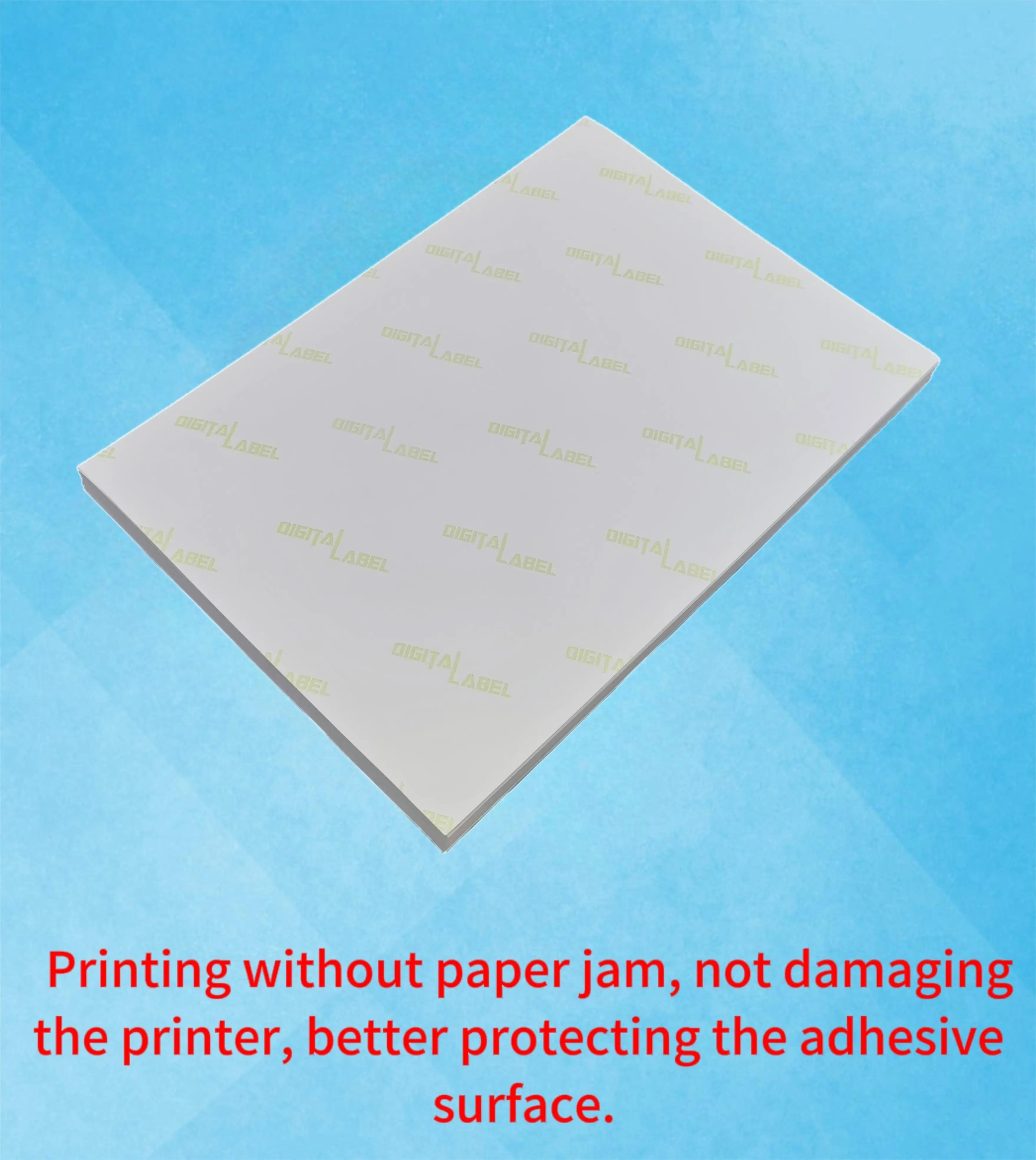 A4 Vinyl Transparent PET 50um Label Adhesive 50pcs Waterproof Label ...