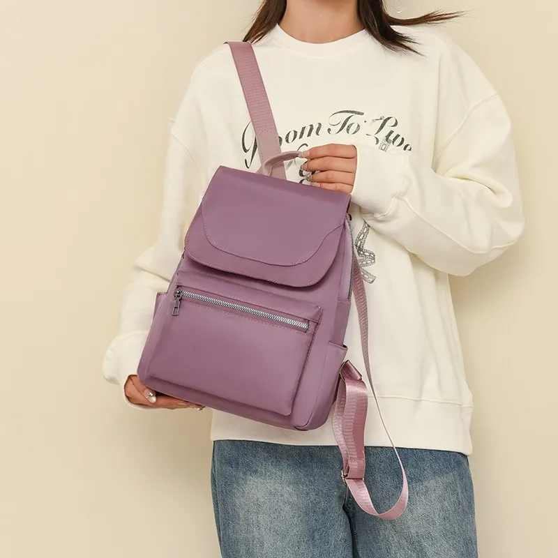 2025 Backpack Bag Female Trend New Fashion Female Bag Simple All-in-one ...