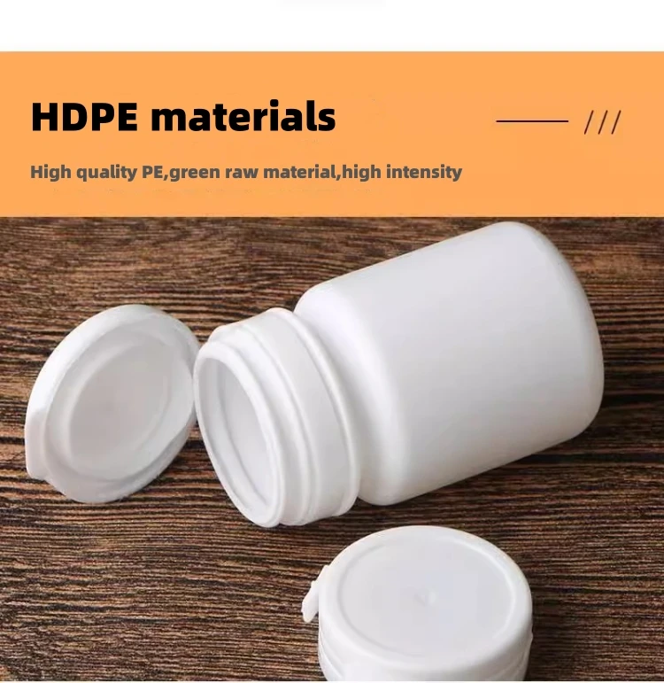 60ml White HDPE Plastic Packaging Bottle with Tear-off Cap 150ml ...