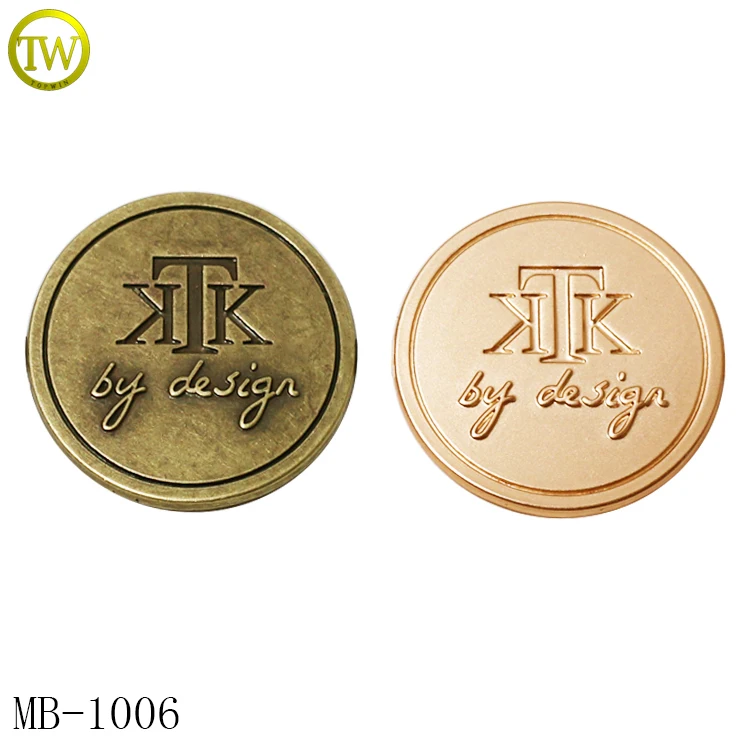 Custom Made Engraved Plate Logos Gold Plated Wallet Accessory Private ...