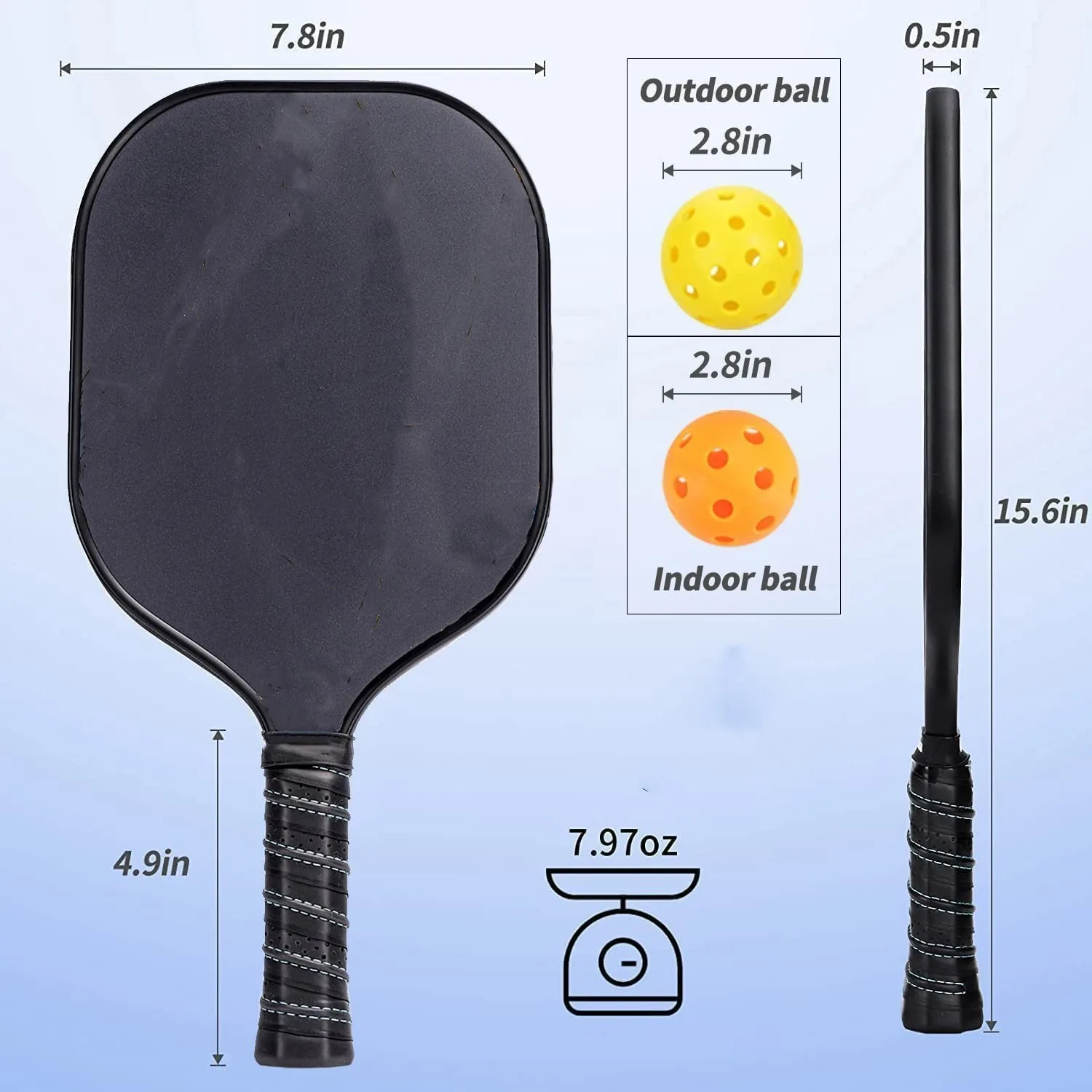 High Quality China Wood Pickleball Paddle Pickle Ball Racket Wood ...
