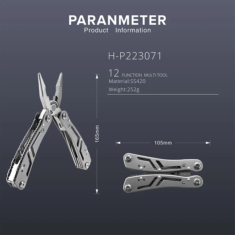 Stainless Steel Combination Folding Multi Purpose Pliers - Buy Multi ...