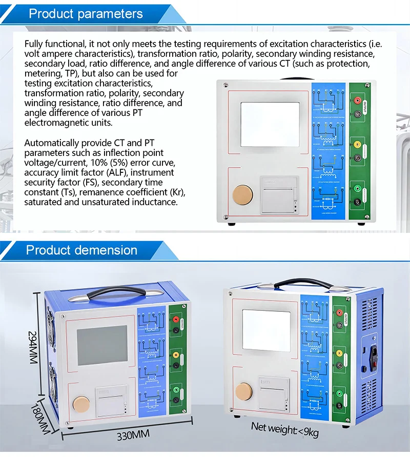 Current Transformer Ct Pt Analyzer Portable Ct Volt Ampere ...